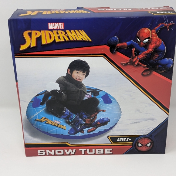 Marvel | Toys | Marvel Spiderman Inflatable Snow Tube Vinyl Sled For ...